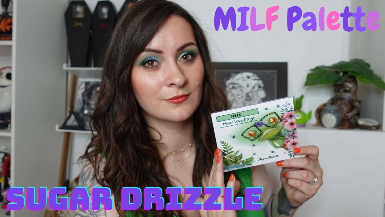 INDIE BRAND EP1 : MILF PALETTE DE SUGAR DRIZZLE MAKEUP & SWATCH - YouTube