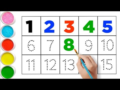 Learn to count| Numbers 1234| Counting Numbers 1 to 100|1 to 20 numbers ...