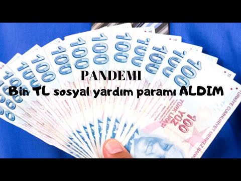Pandemi Sosyal Destek Başvurum UYGUN , Parayı nasıl aldım 1000 tl yardım