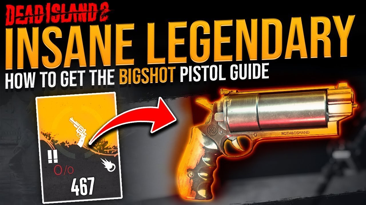How to get a LEGENDARY handgun weapon in Dead Island 2( ROAD TO 100% ...
