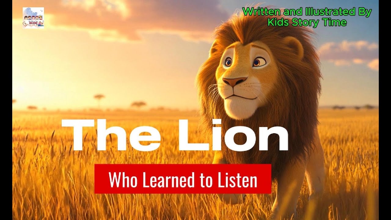 The Lion Who Learned to Listen | Inspiring Kids Story on Friendship ...
