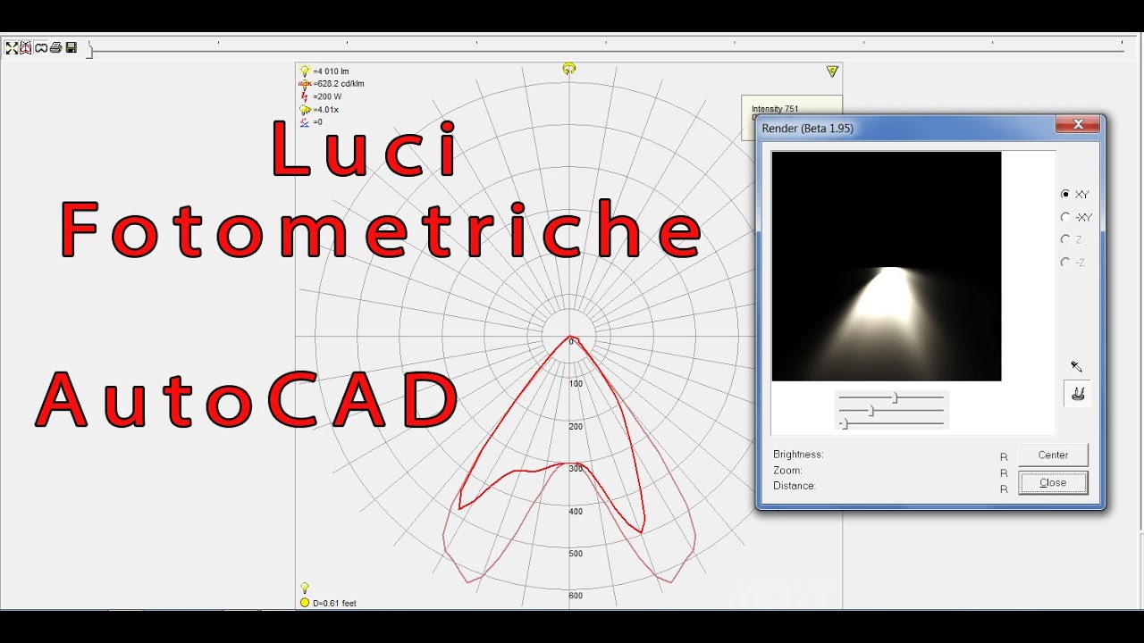 Luci Fotometriche - AutoCAD - YouTube