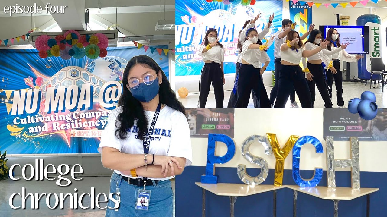 nu moa - university week vlog 🐶💙💛 | college chronicles episode 4 - YouTube