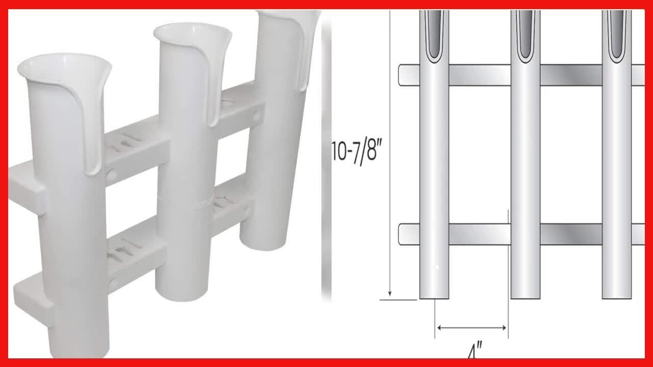 SeaSense Single Piece 2 Rack Rod Holder - YouTube