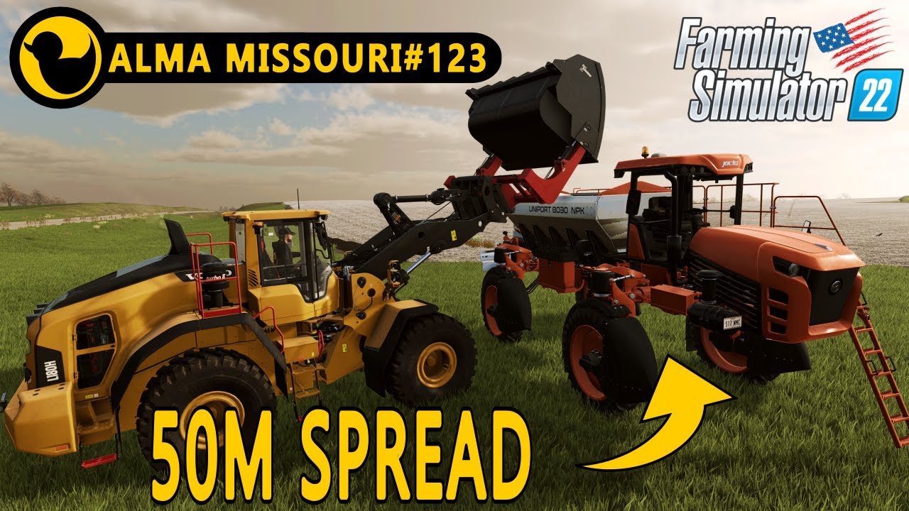 LIMING NEW FIELDS|ALMA MISSOURI#123|FARMING SIMULATOR 22|GAMEPLAY ...