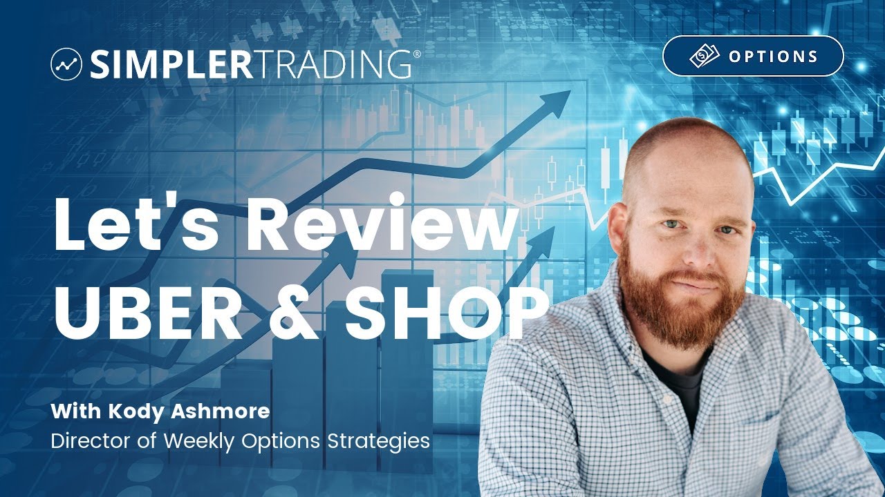 Options Trading: Let's Review UBER & SHOP | Simpler Trading - YouTube