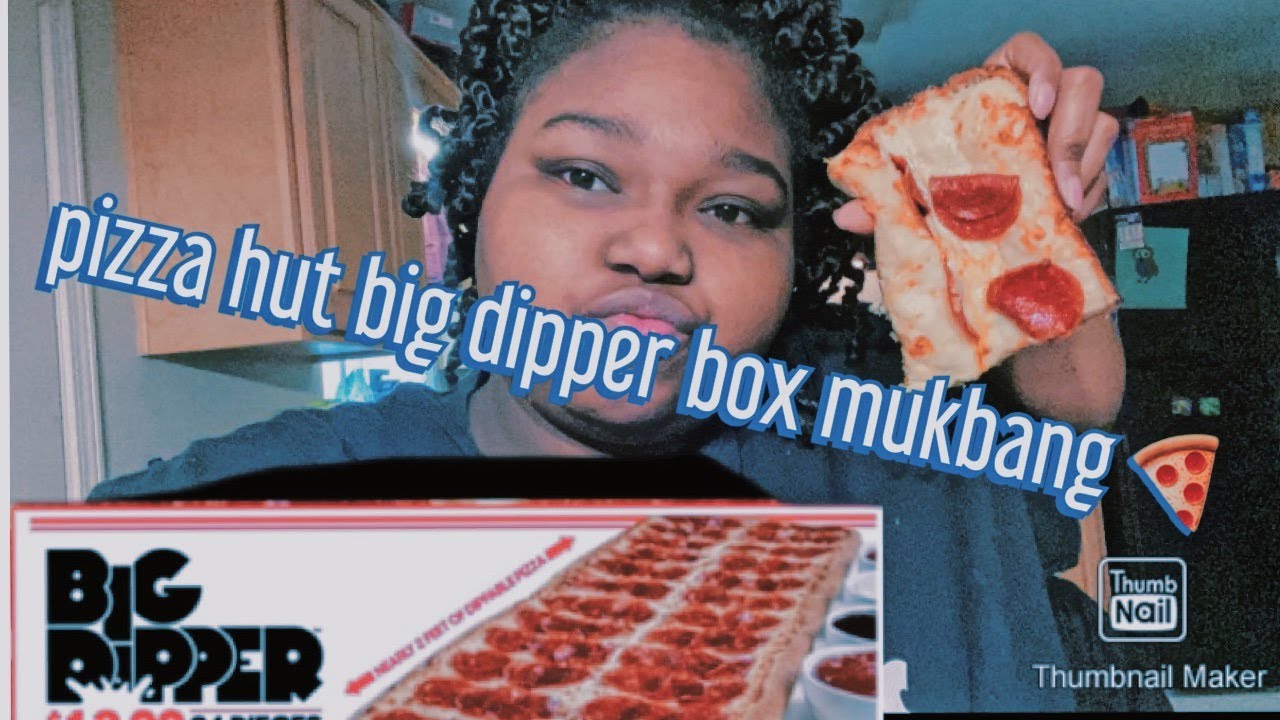 PIZZA HUT BIG DIPPER BOX MUKBANG!!! - YouTube