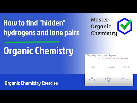 How do you count carbons and hydrogens in organic chemistry?