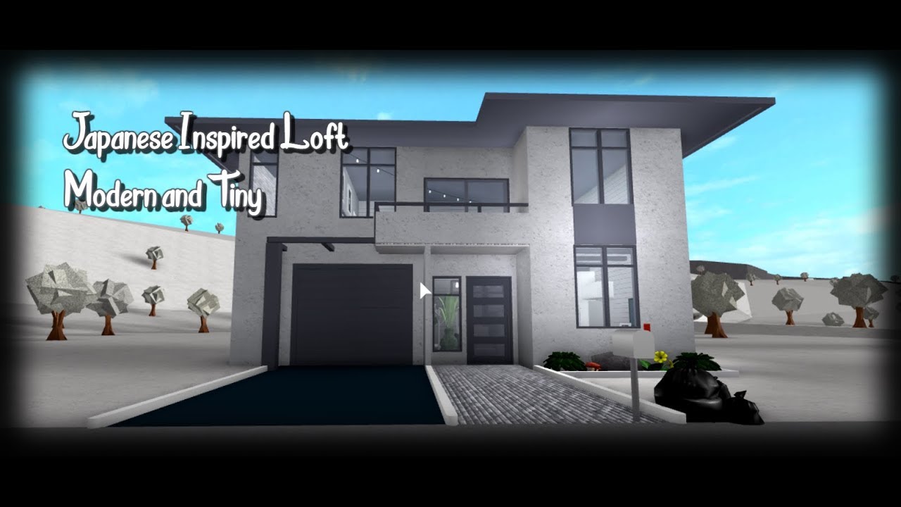 Roblox\\Bloxburg\\Japanese Inspired Loft\\Tiny and Modern\\ - YouTube