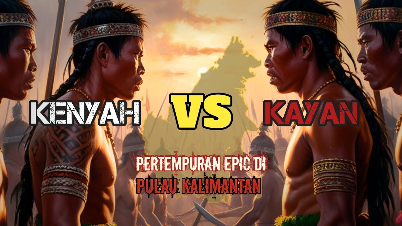 LEGENDA PERANG SUKU DAYAK | Pertempuran Epik Di Pulau Kalimantan - YouTube