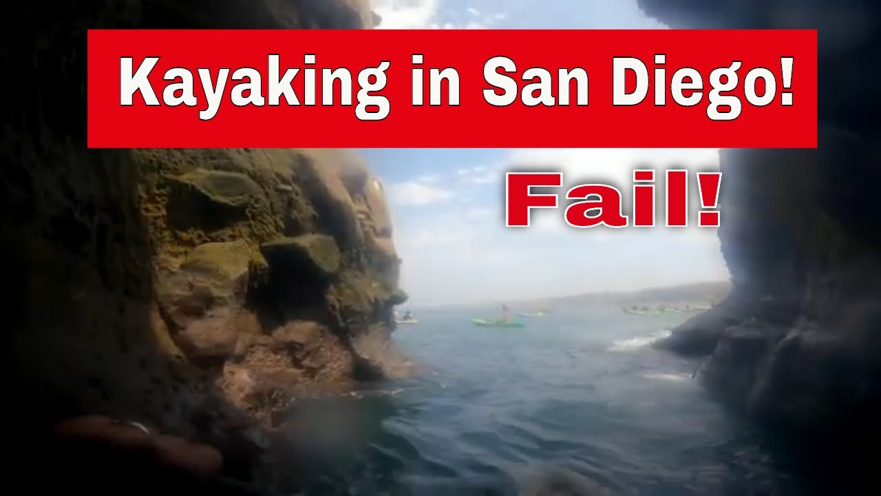 Kayaking in La Jolla, San Diego (EPIC FAIL 🤕) Yaya G - YouTube