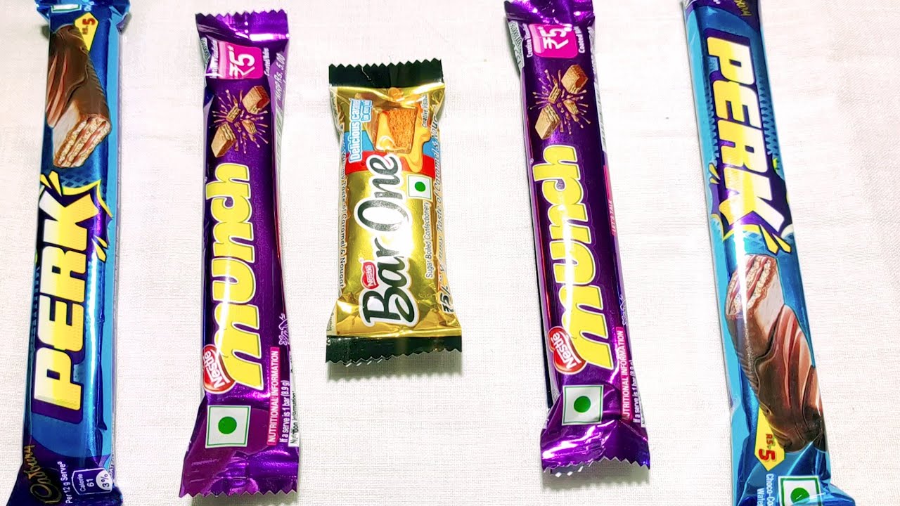 New lot's Candies | Cadbury Perk vs Nestle Munch vs Nestle BarOne - YouTube