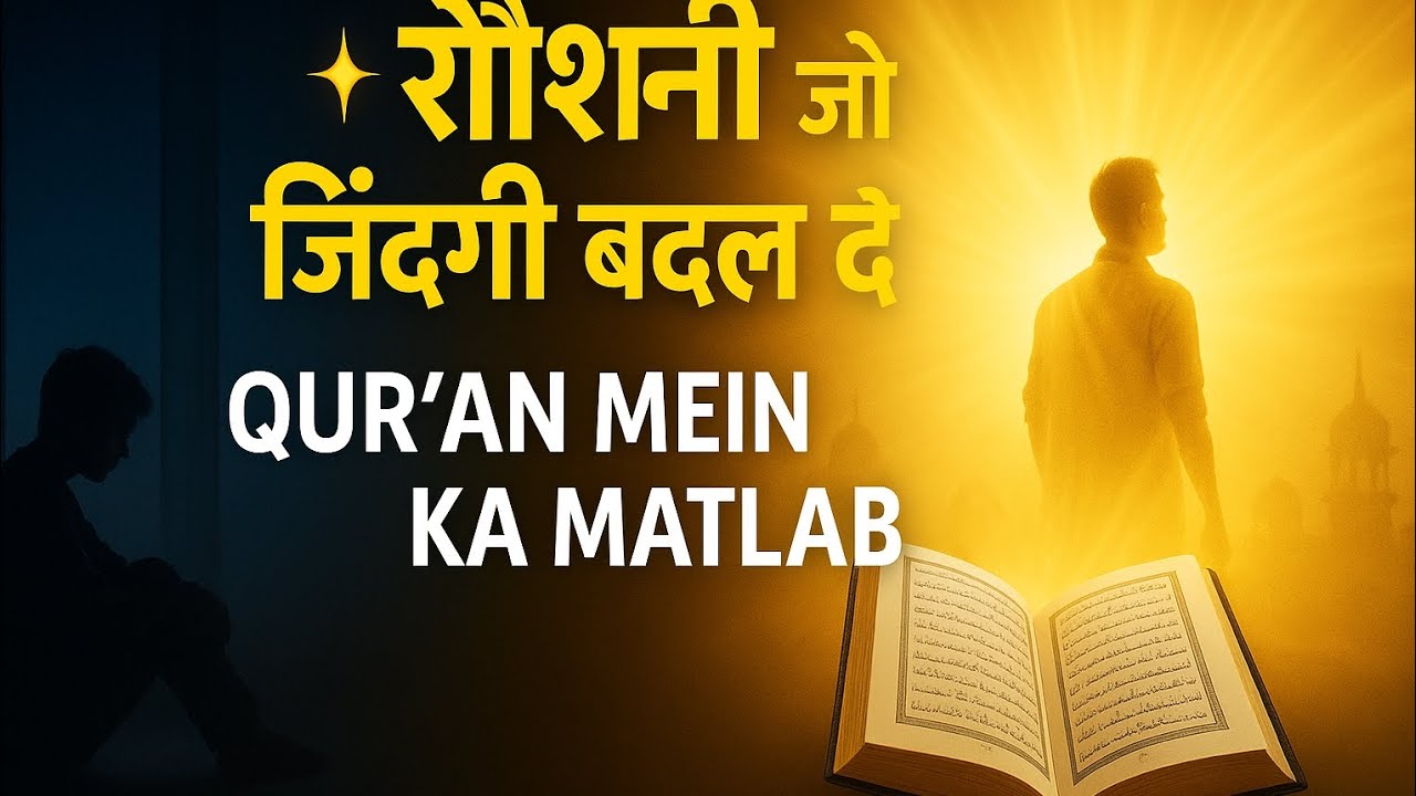 "रौशनी क्या है? इस्लाम की नजर में नूर का मतलब | Qur'an aur Hadees ki ...