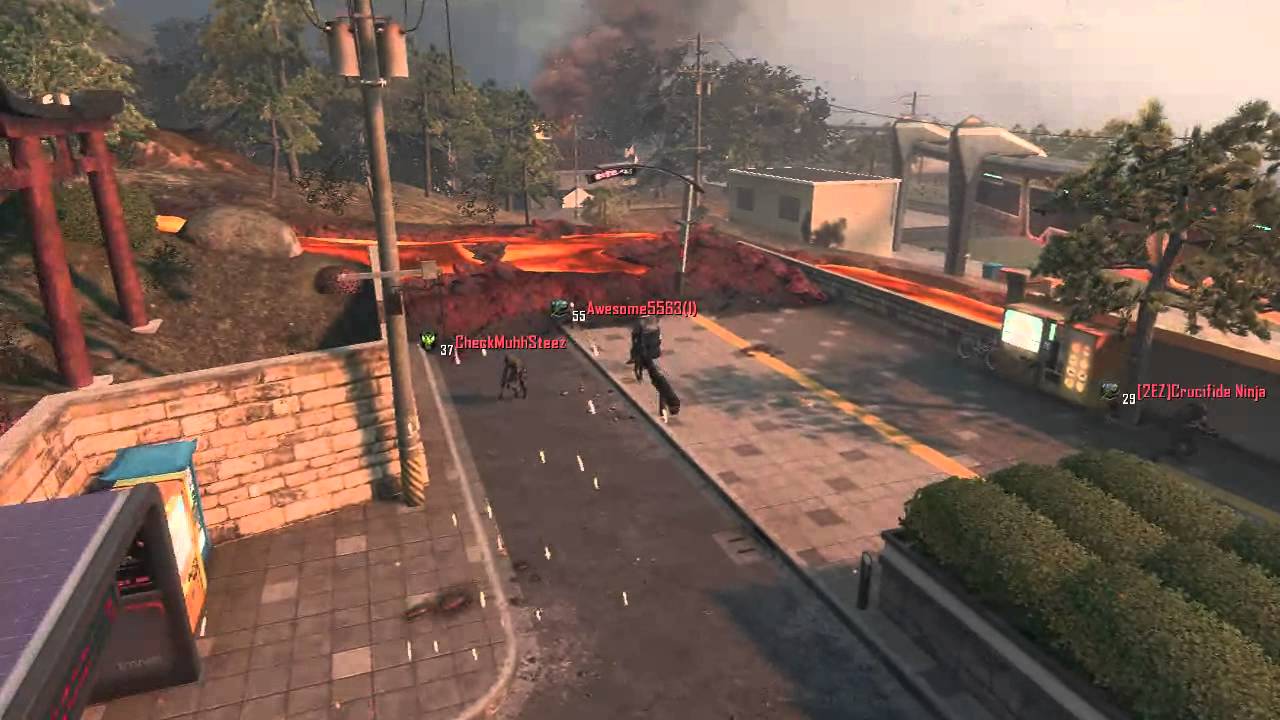 Black Ops 2 Double Across The Map Combat Axe Magma - YouTube