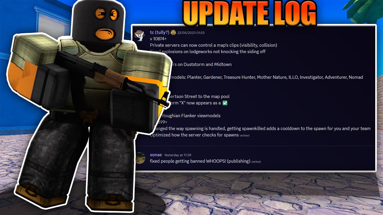 *ARSENAL RECENT SMALL UPDATE LOGS !!* (Roblox Arsenal) - YouTube