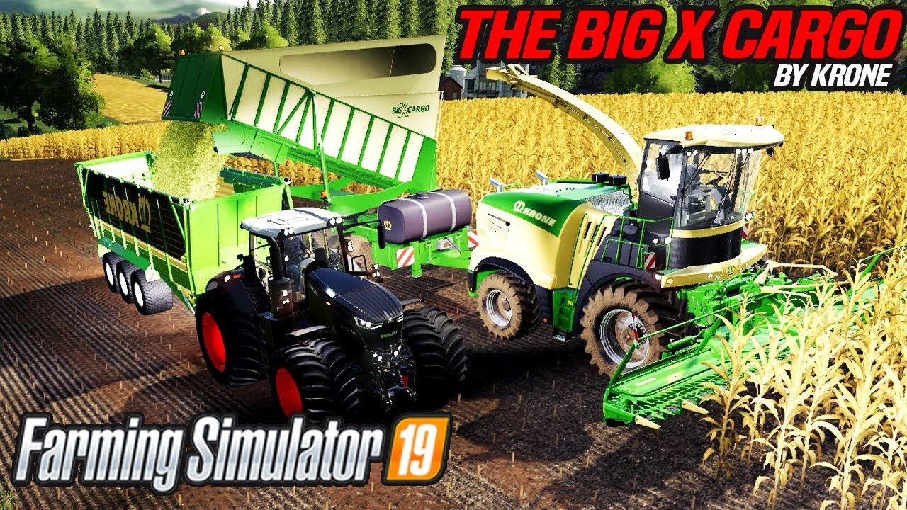 WE BOUGHT IT!! BIGX KRONE CARGO TRAILER | FARMING SIMULATOR 19 ...