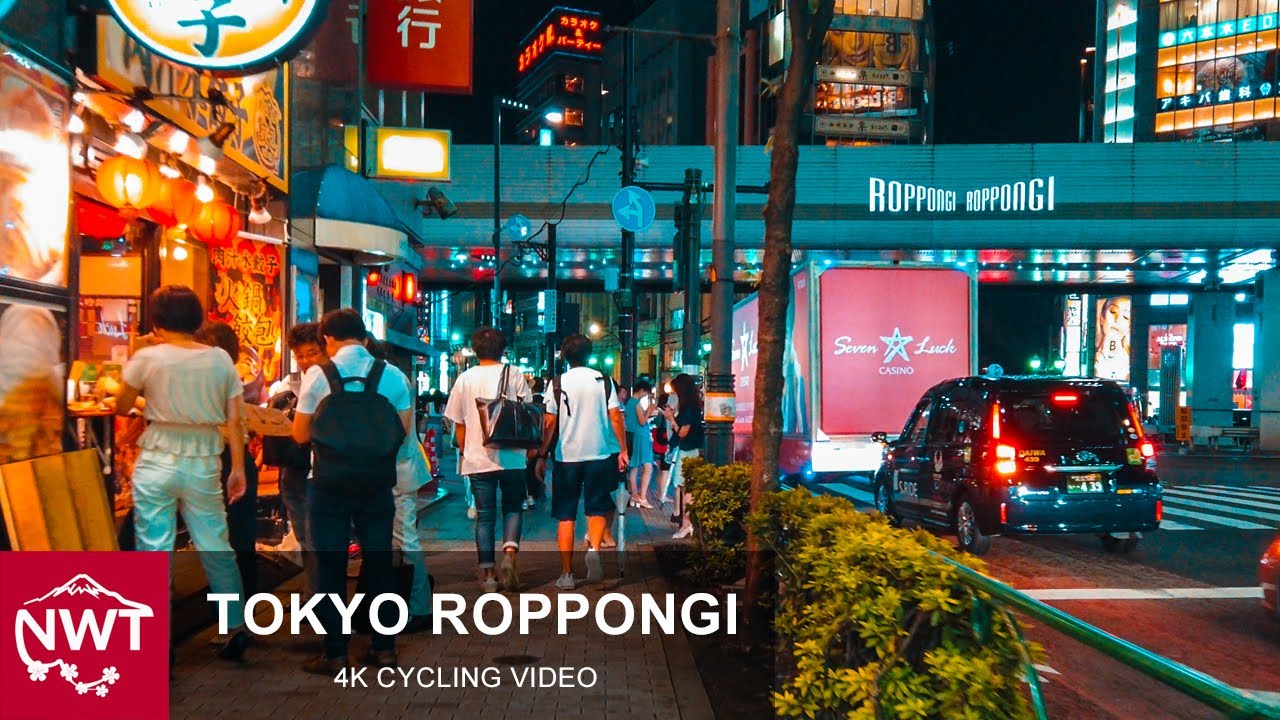 Tokyo Nightlife In Roppongi 4K ASMR - YouTube