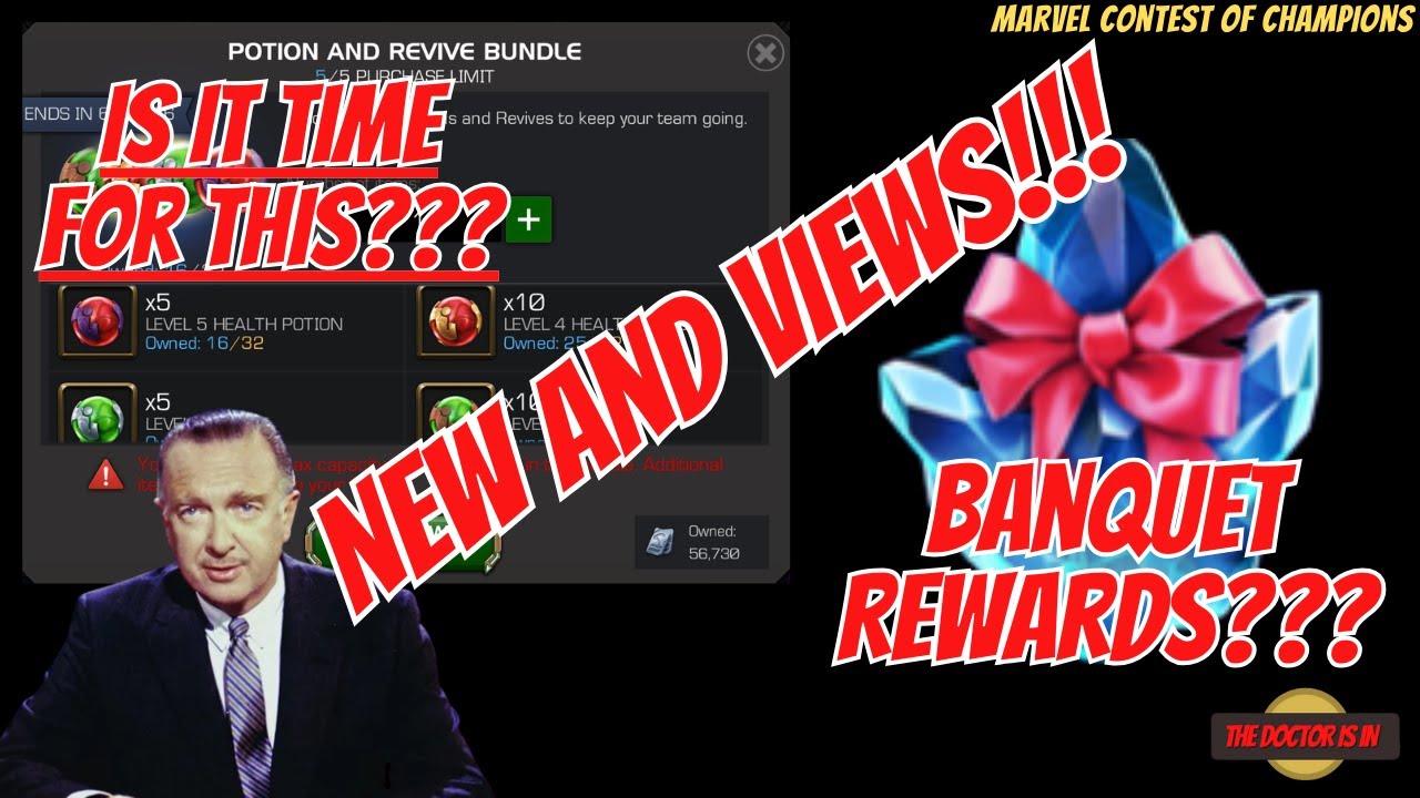 Banquet Rewards, Revive Potions Bundles, Revive Nerf, and More In MCOC ...