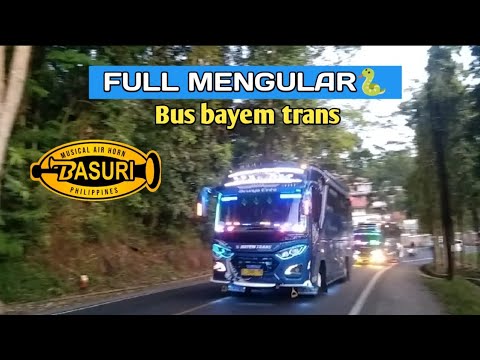 Full mengular🐍ngoyod bus artis lagi bus bayem trans 2 unit - YouTube