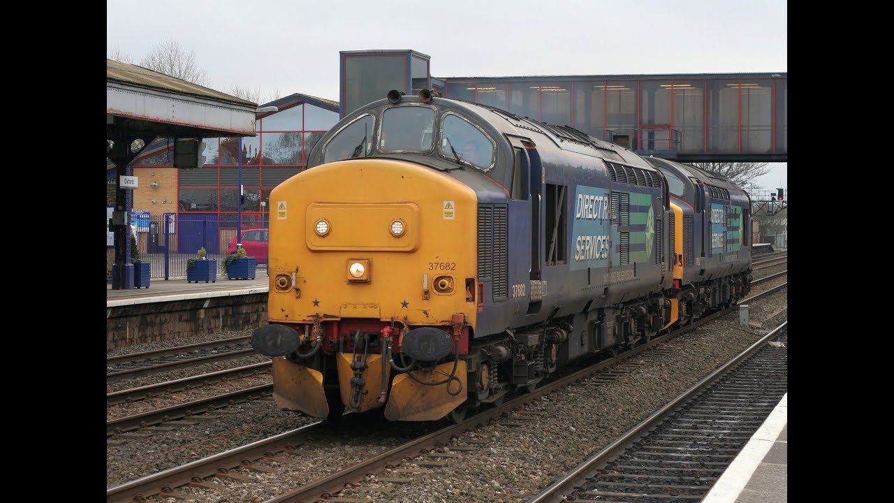Class 37's on the mainline - 2012 to 2018. - YouTube
