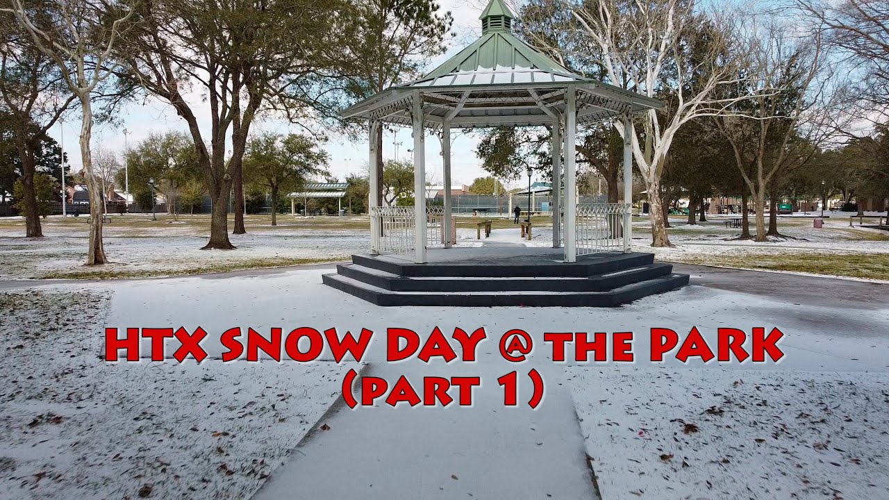 Drone Footage of the 2021 SNOWPOCALYPSE in Houston, TX (part 1) - YouTube
