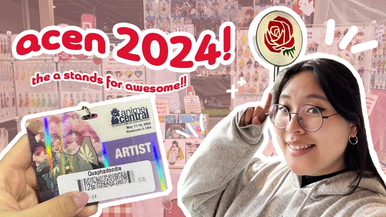 artist alley diaries | successful solo show at ACEN 2024! - YouTube