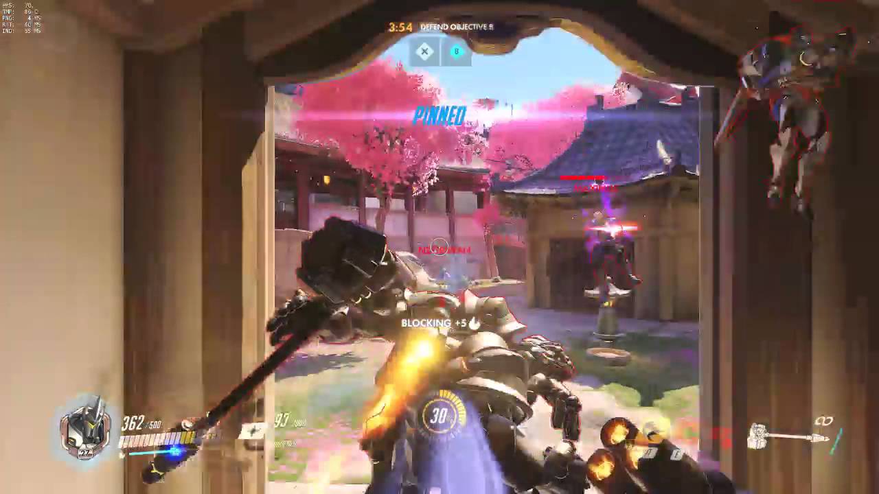 [Overwatch] Reinhardt Charging - YouTube