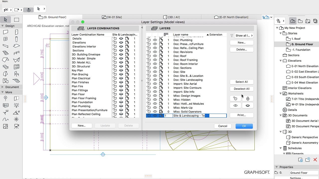 ArchiCAD Module 3: Creating Layers - YouTube