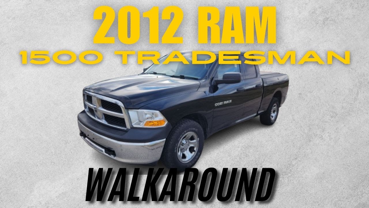 2012 Ram 1500 Tradesman with Rambox - Walkaround - YouTube