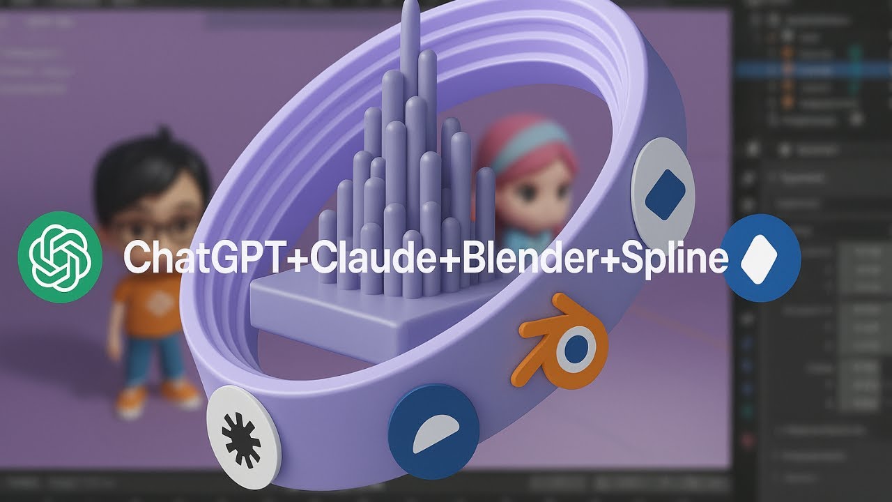 Building 3D Models with ChatGPT, Claude, Blender & Hyper 3D | My AI ...
