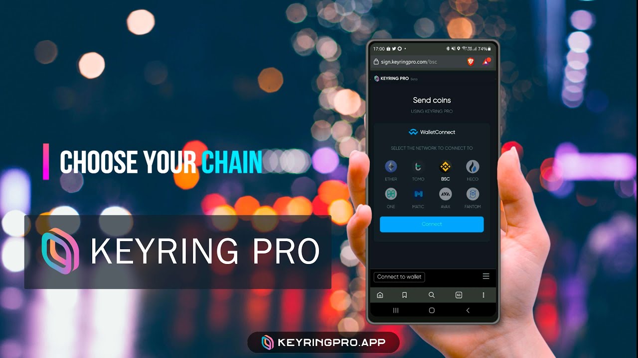Send Token on KEYRING PRO | Multichain Wallet Connect - YouTube