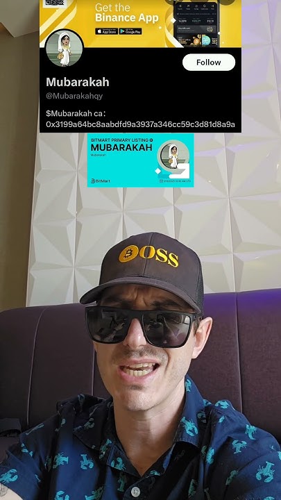 $MUBARAKAH - MUBARAKAH TOKEN MEMECOIN BNB BSC BINANCE CZ CEO MUBARAK BITMART PANCAKESWAP DEX CEX ...