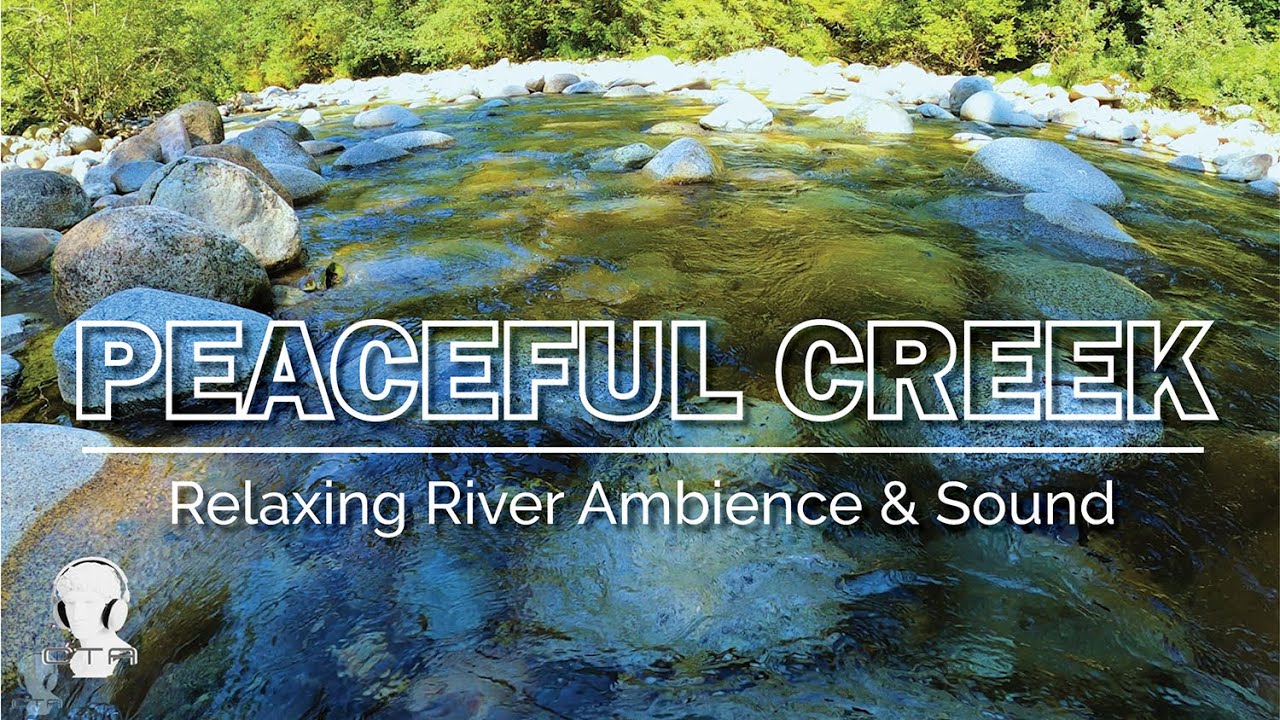 [4K] Peaceful Creek - Relaxing River Ambience & Sound - YouTube