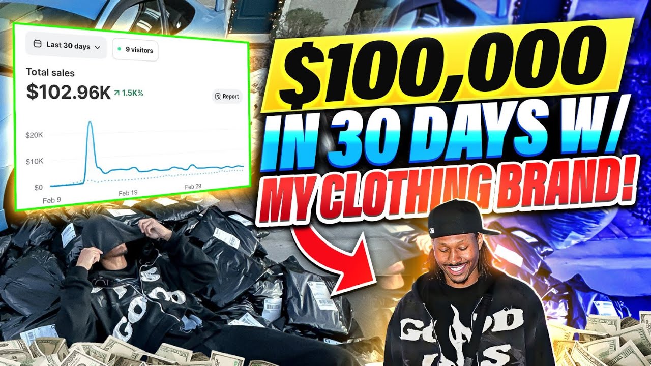 How YOU can make $100k in 30 days with your clothing brand - YouTube