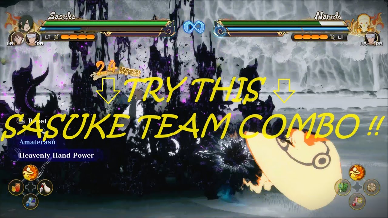 Try this New Sasuke Team Combo !! - NARUTO STORM CONNECTIONS - YouTube