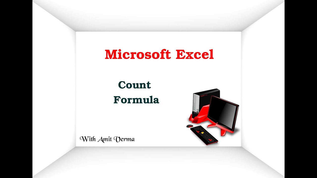 Count Formula In Excel YouTube Count Formula In Excel YouTube