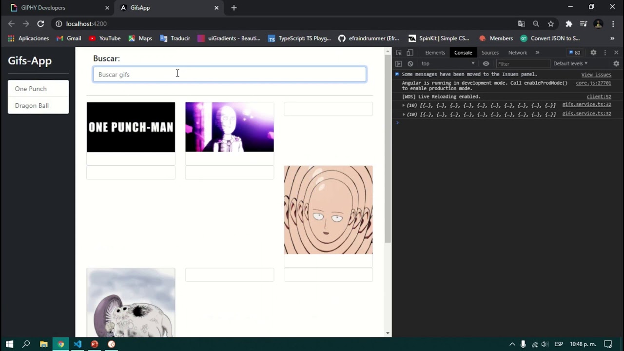 Angular Coding API Giphy - YouTube