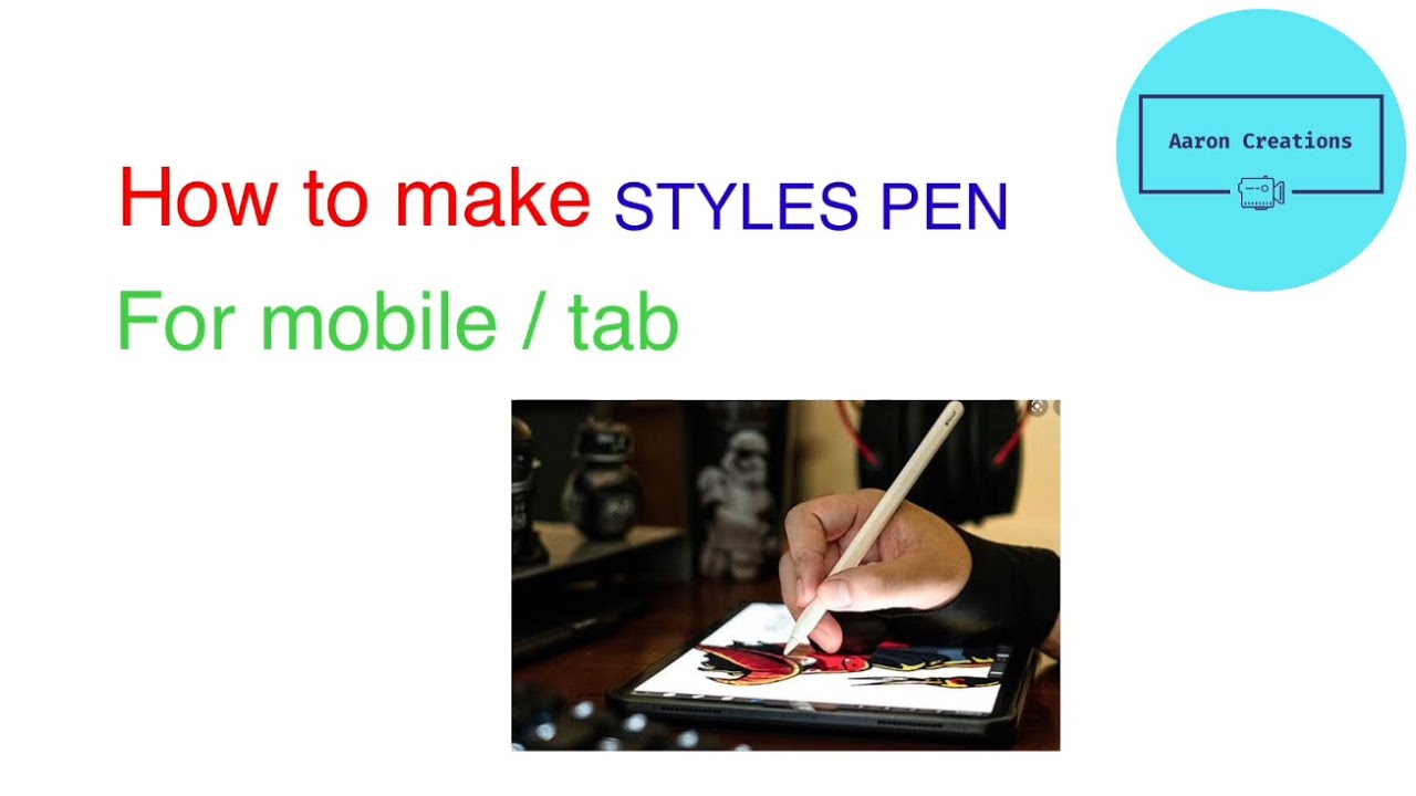 How to make STYLUS PEN for mobile/tab - YouTube