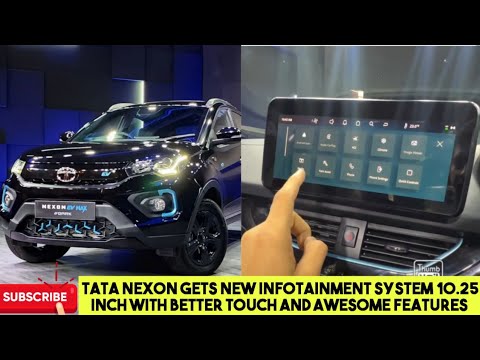 Tata nexon gets new infotainment system 10.25 inch with better touch ...