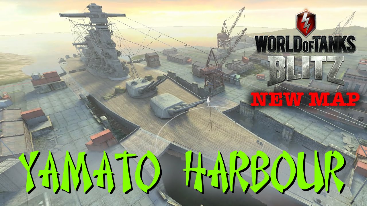 World of Tanks BLITZ - NEW MAP PREVIEW - Yamato Harbour!! - YouTube