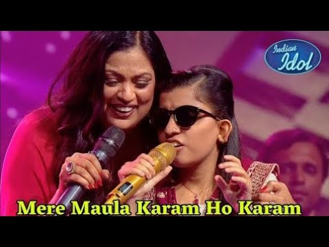Mere Maula Karam Ho Karam MenukaPoudel | Blind Girl | Indian ldol Season 14New Promo | - YouTube