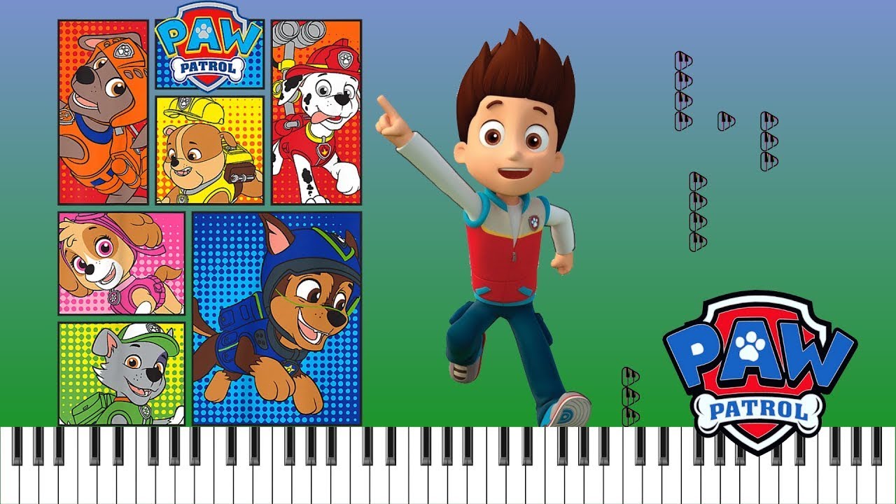 Paw Patrol Theme (Piano Version) - YouTube