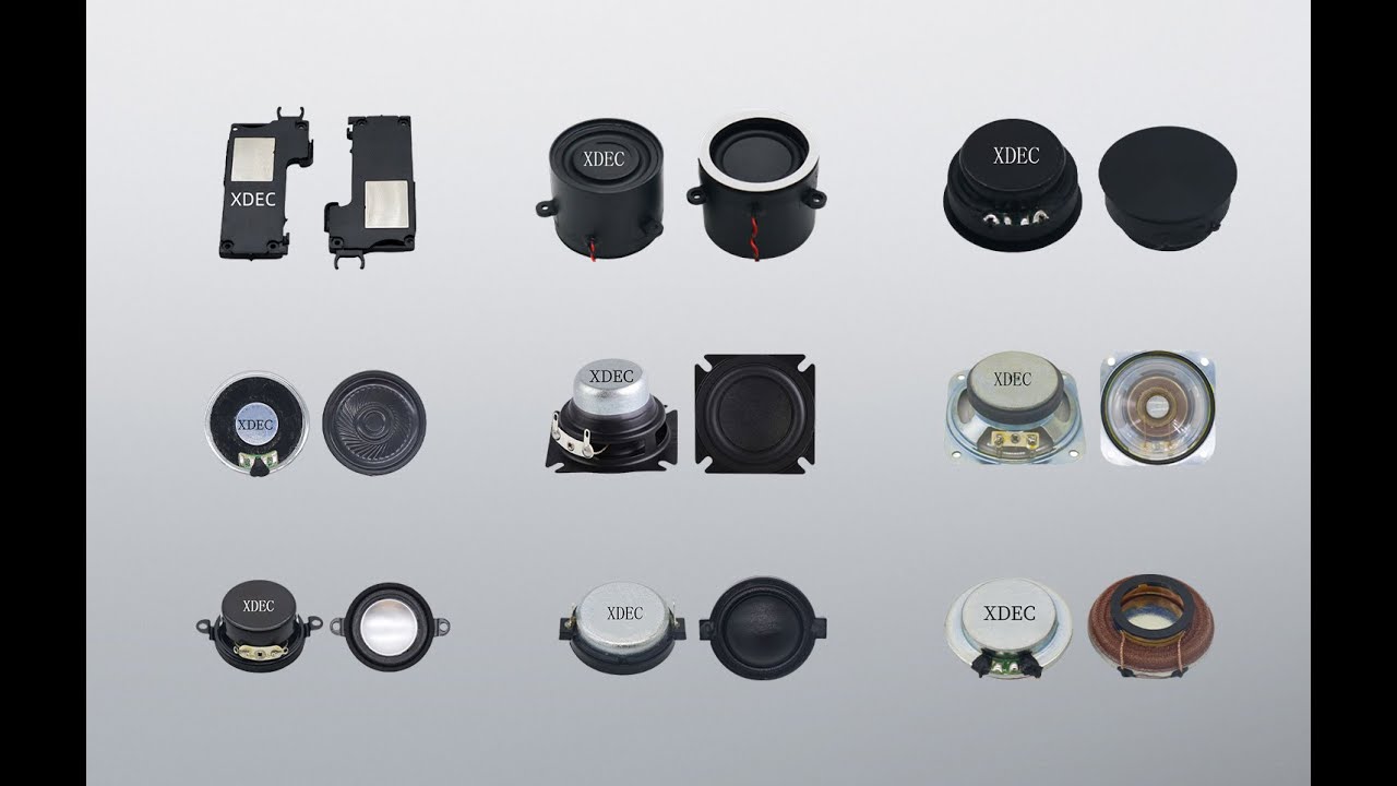 High quality speaker drivers for electronic consumer products. - YouTube