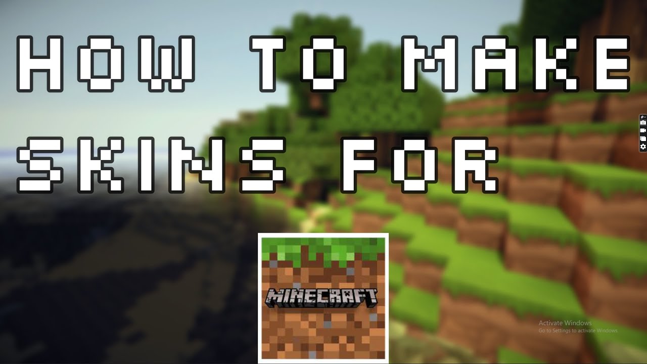 How to make skins for minecraft! - YouTube