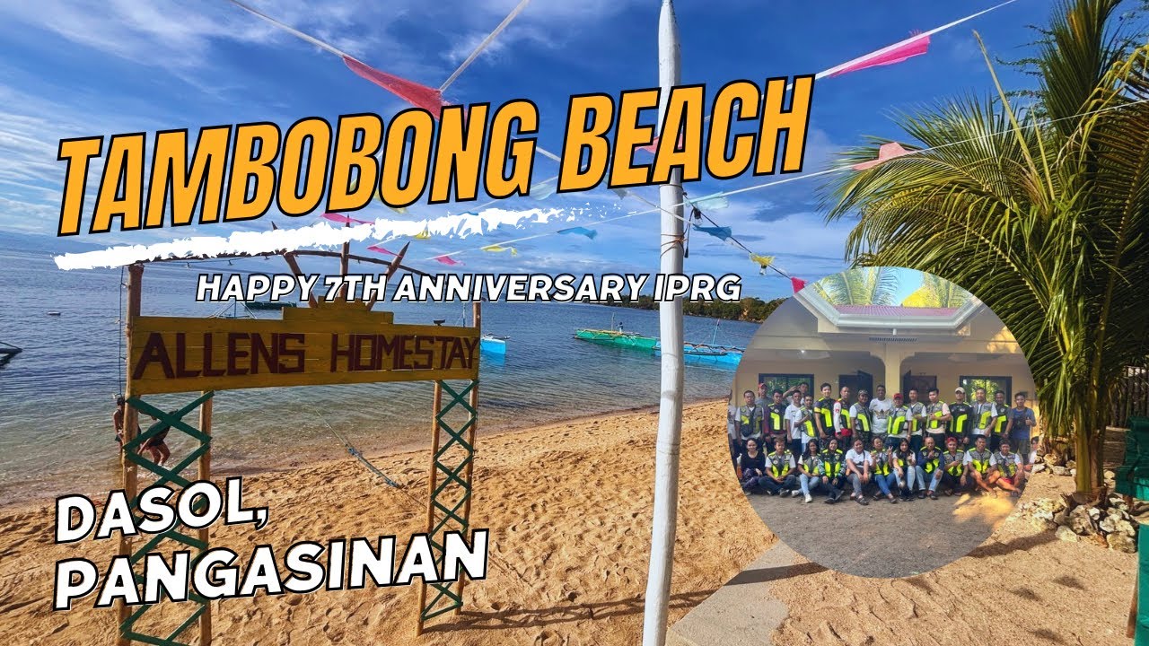 Tambobong Beach - Dasol, Pangasinan, Philippines: Vlog #34 #neltv - YouTube