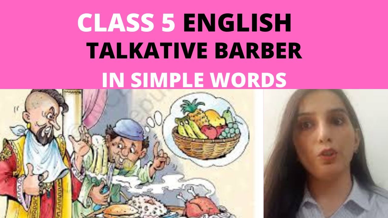 The talkative barber story | ncert stories | learn english through ...