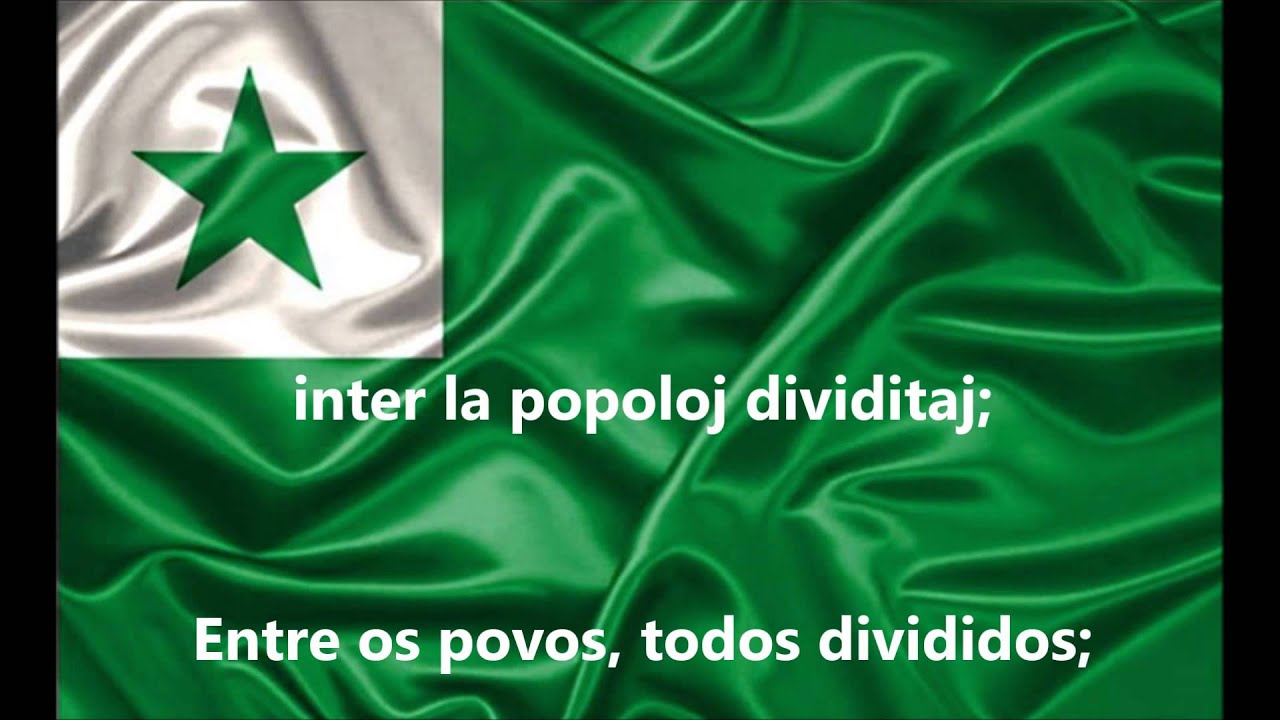 Hino do Esperanto. Esperanto/Português - YouTube