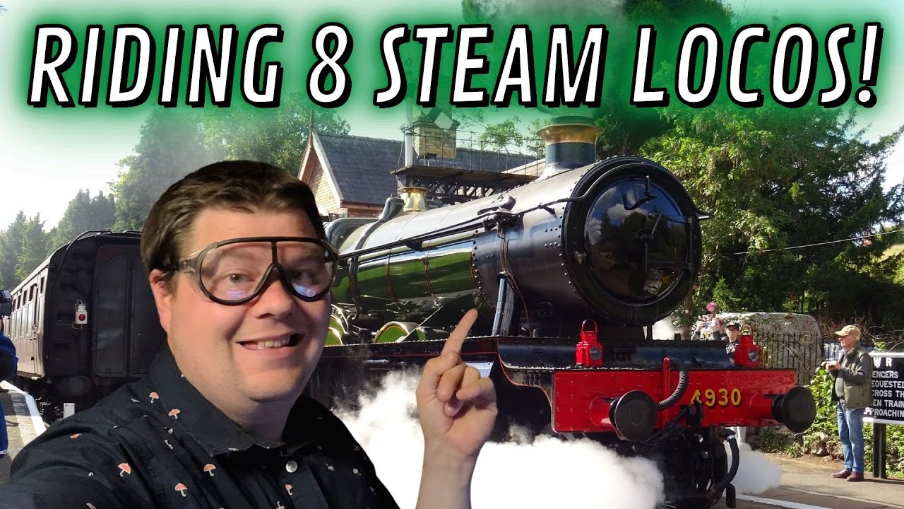 Riding the Trains at the Severn Valley Railway Autumn Steam Gala - YouTube