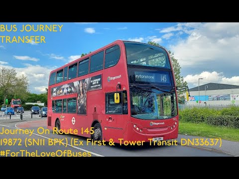 *TRANSFER* | Journey On Route 145 | 19872 (SN11 BPK) - YouTube