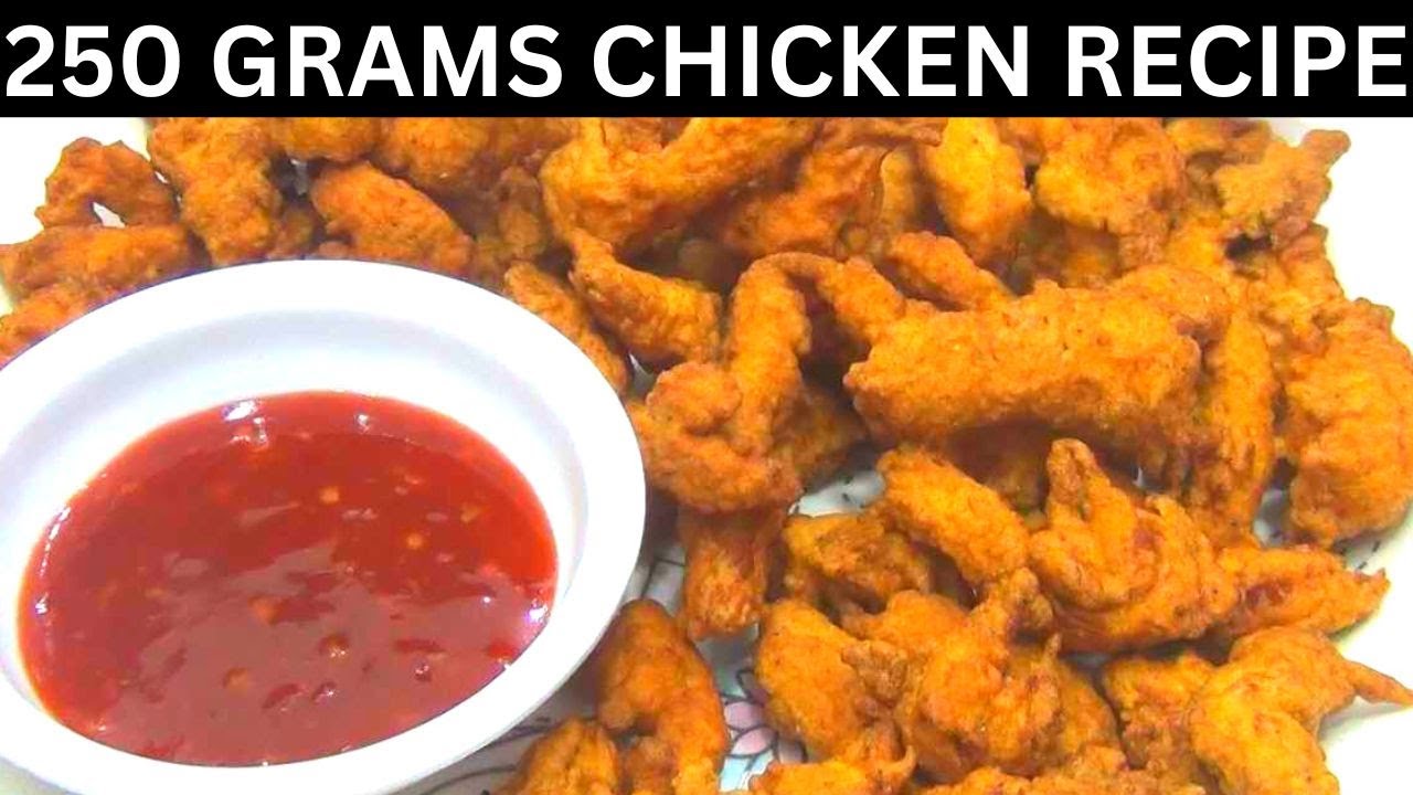 Chicken Strips Recipe | 250 Grams Chicken Recipe | Easy And Quick ...